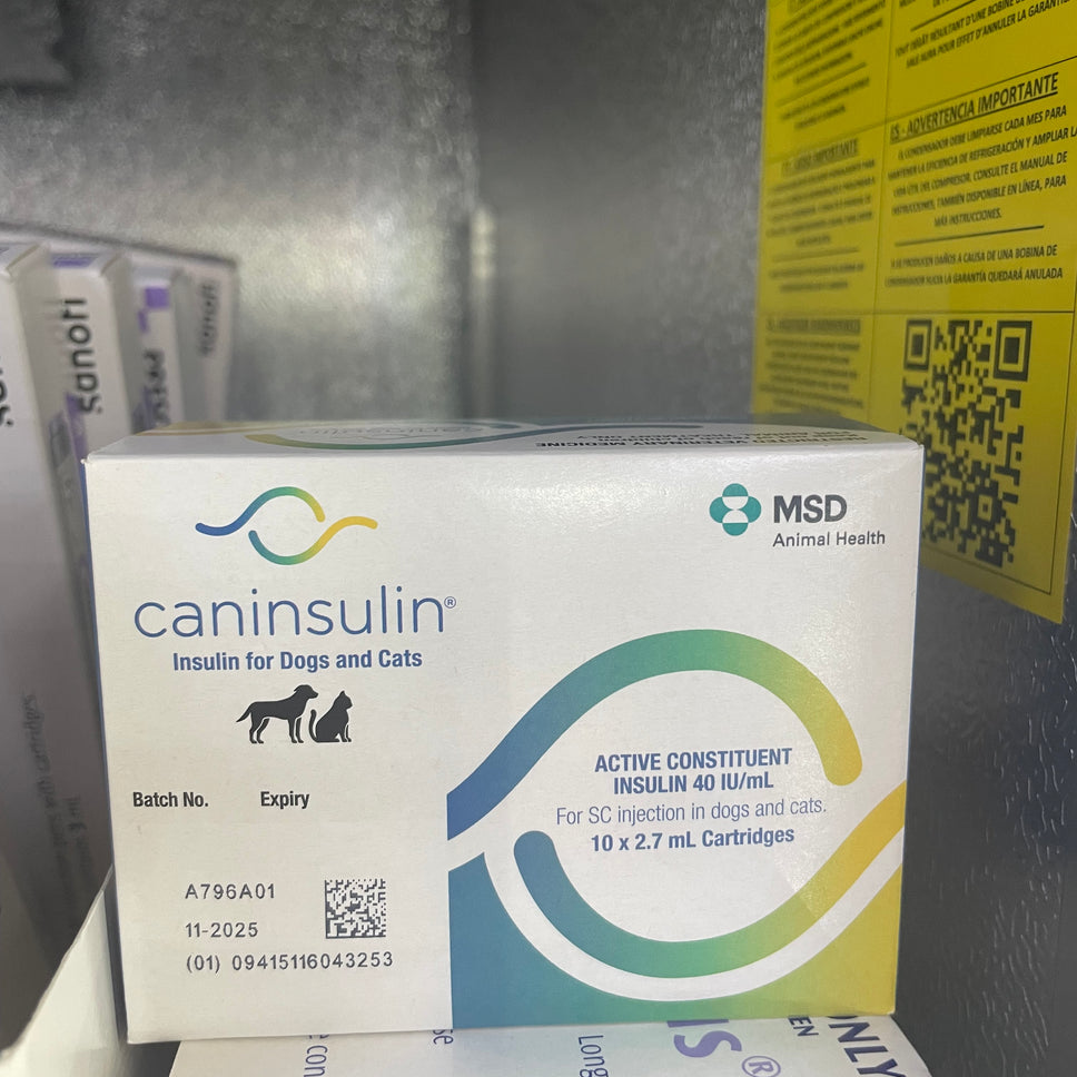 Caninsulin Vetpen Cartridge 2.7ml Box of 10- Prescription Required ...