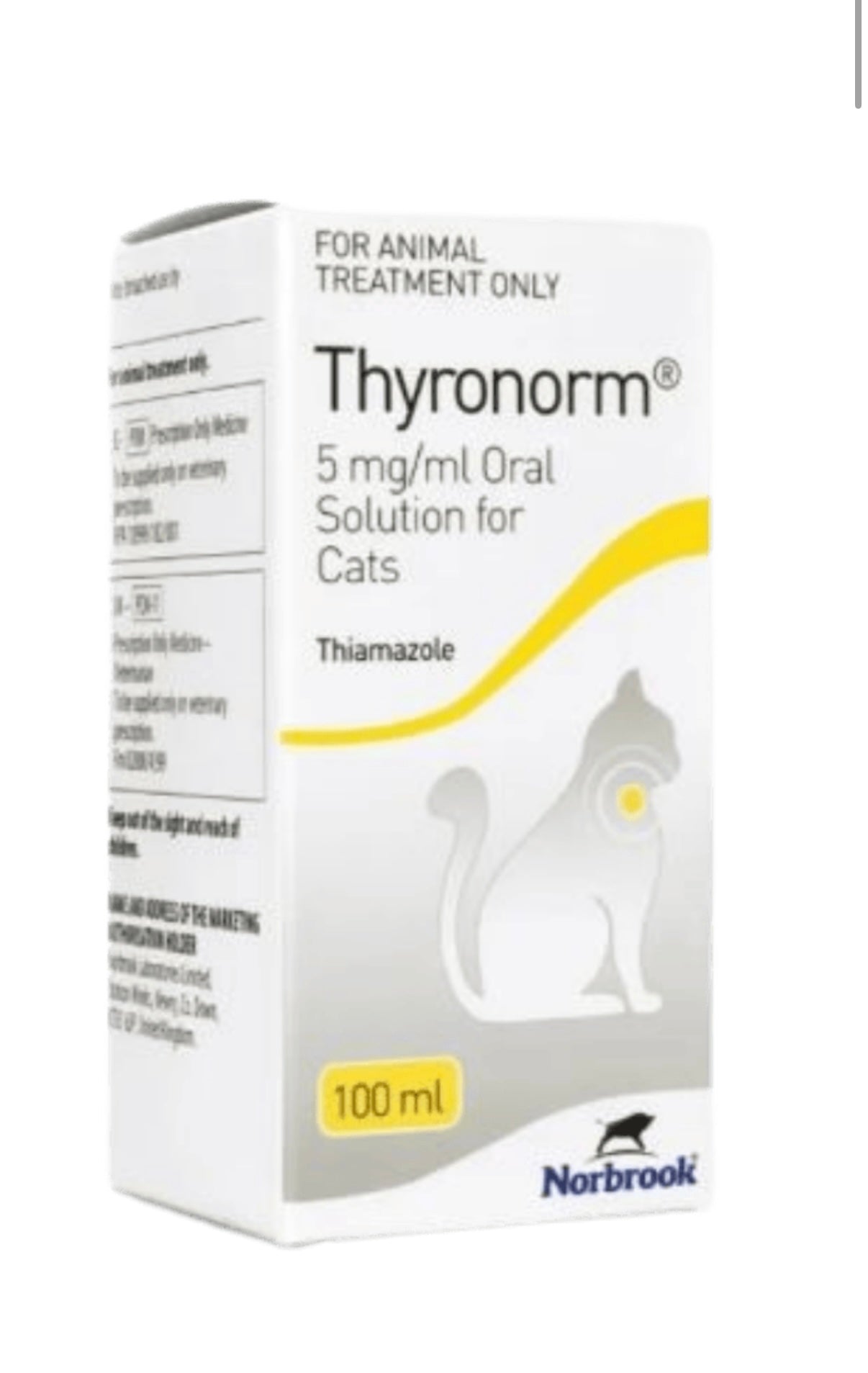 Thyronorm Oral Solution for Cats – 100ml – PillDrop Pets
